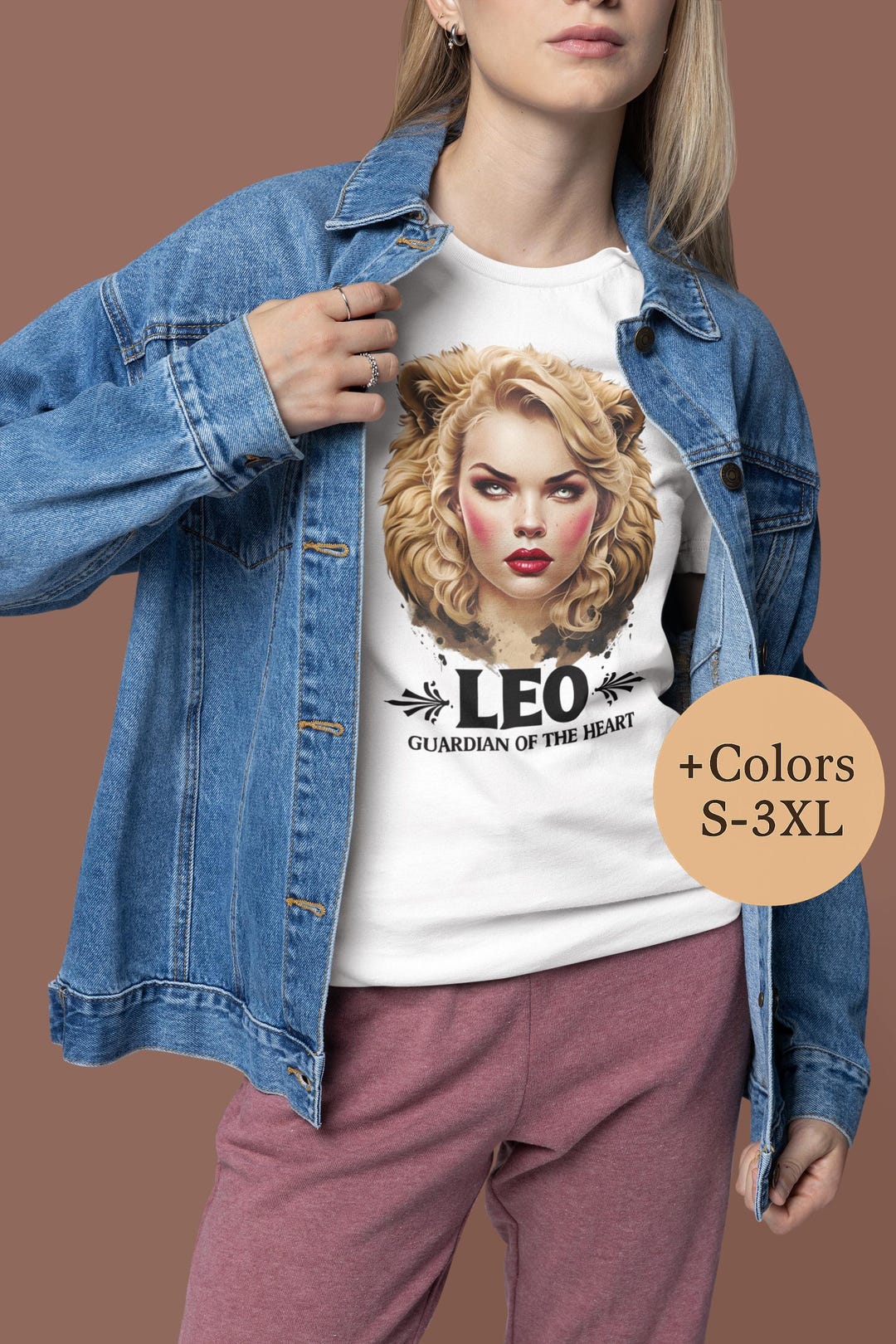 Leo Tee-shirt: Lioness Graphic Cotton Softness Tee — Astrology Birthday ...