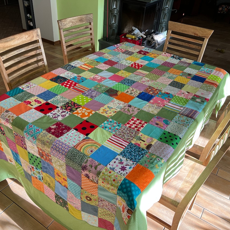 Quilted Tablecloth - Etsy