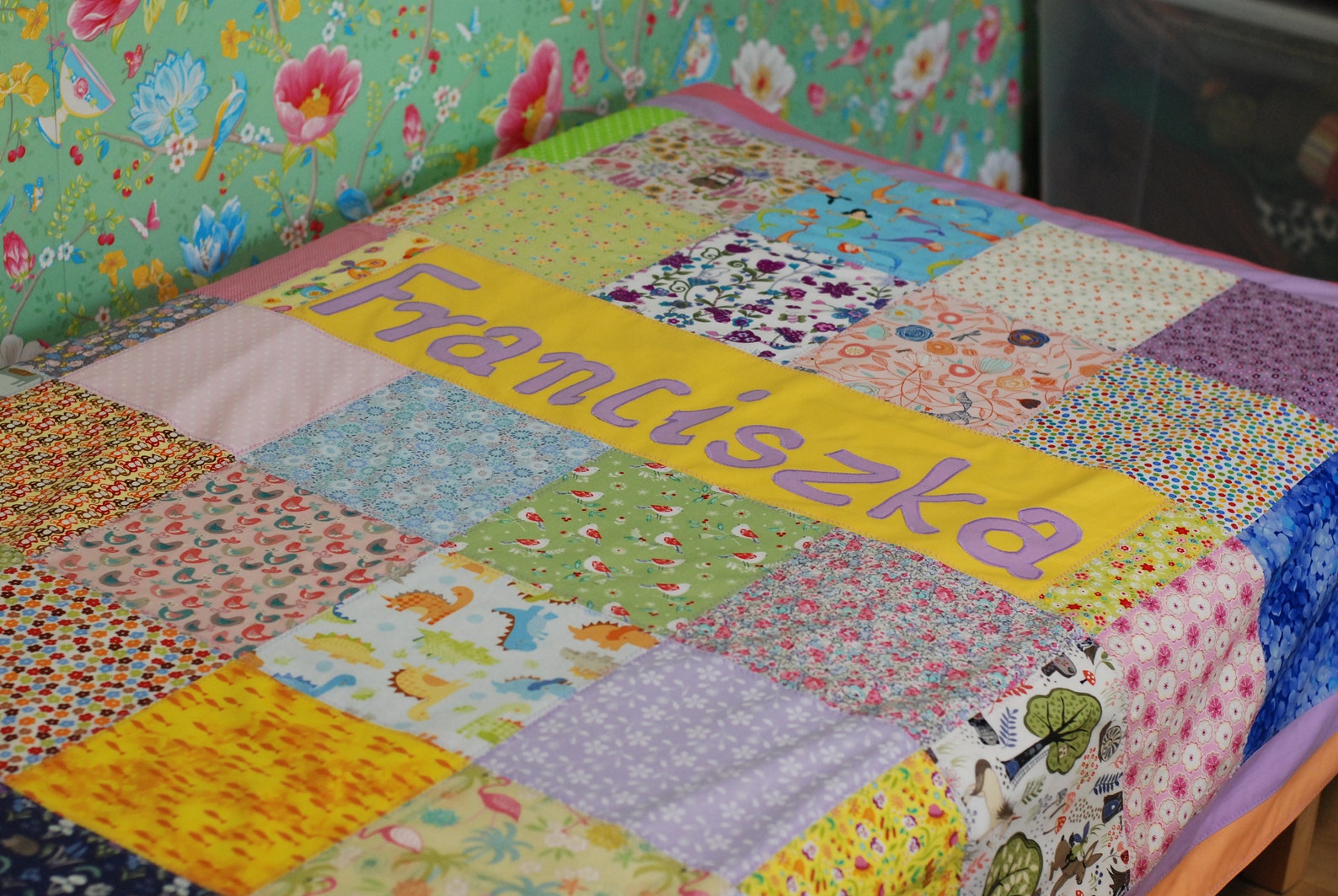 MADE TO ORDER Quilted Personalized Handmade Patchwork Quilt - Etsy