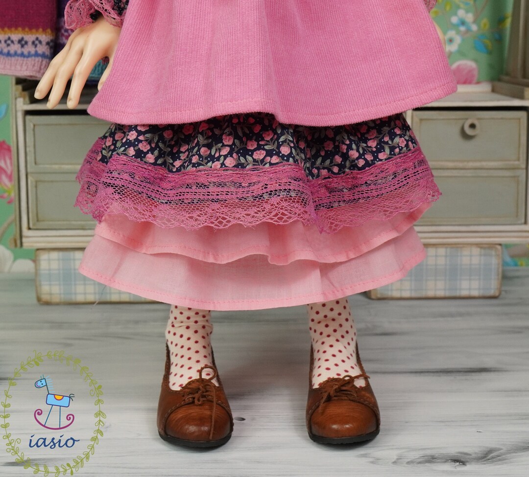 Set Dress and Underskirt and Apron for Dolls Like BIG Stella by Connie ...