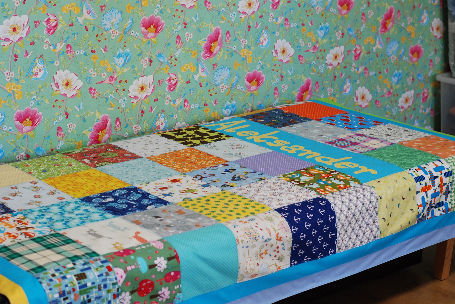 MADE TO ORDER Quilted Personalized Handmade Patchwork Quilt | Etsy