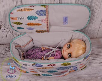 Travel Bags Sleeping Length 32cm Protective Doll Case Blythe Nora ...