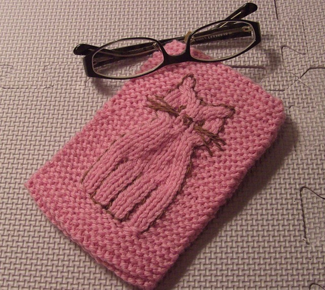 Sweet Kitty Knitted Case (PDF Pattern) - Etsy