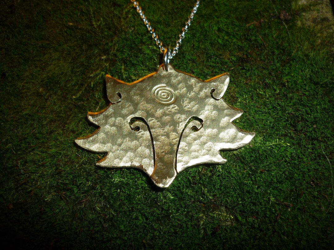 Fox Head Pendant Necklace Jewellery, Squarehare, Vegan UK, Hunt Sabs ...
