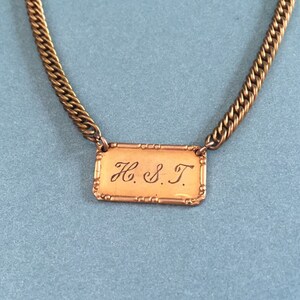 Vintage H.S.T. Monogram Tie Clip - Etsy