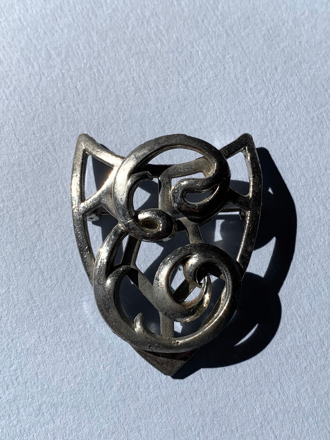 Vintage E Monogram Pin Initial Pin - Etsy