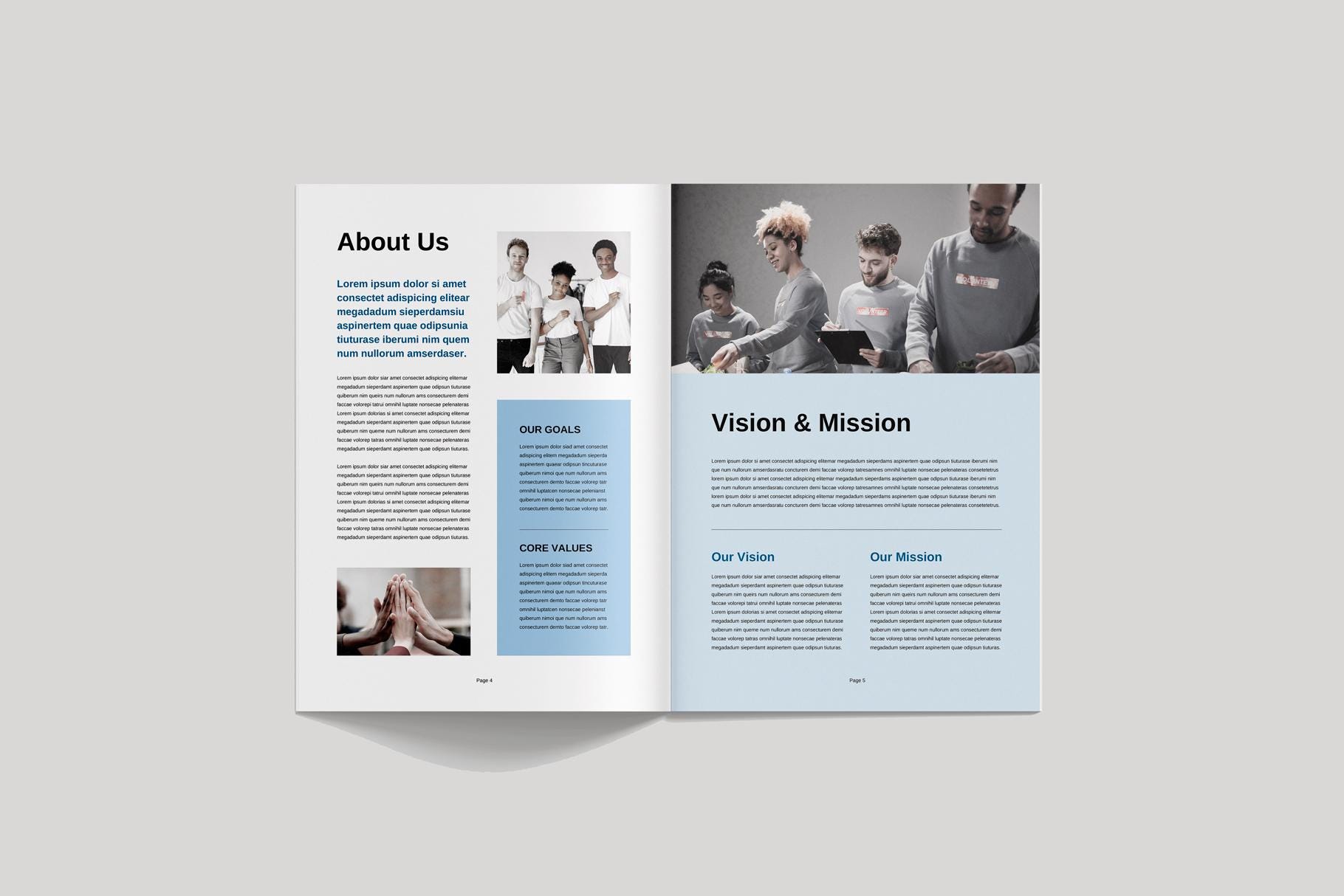 Impact Report Template | Microsoft Word | Adobe Indesign | Nonprofit ...