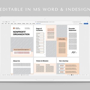 Nonprofit Organization Brochure Template | Non Profit Overview Booklet ...