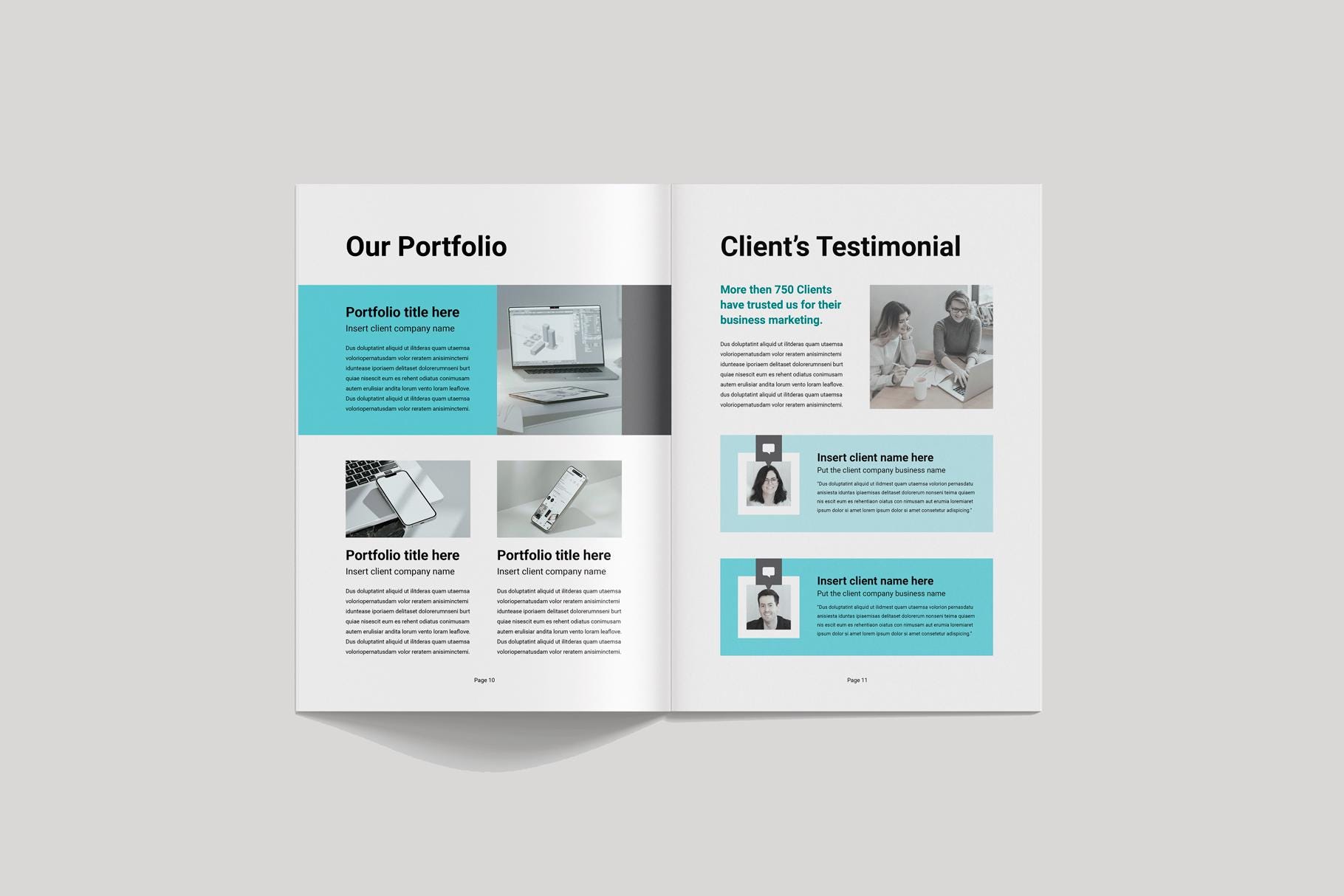 Creative Proposal Template | Microsoft Word | Adobe Indesign | Services ...