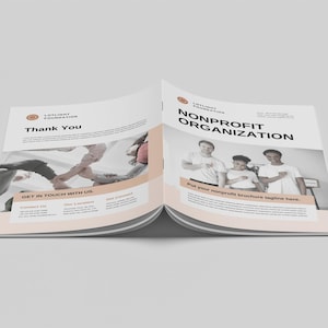 Nonprofit Organization Brochure Template | Non Profit Overview Booklet ...