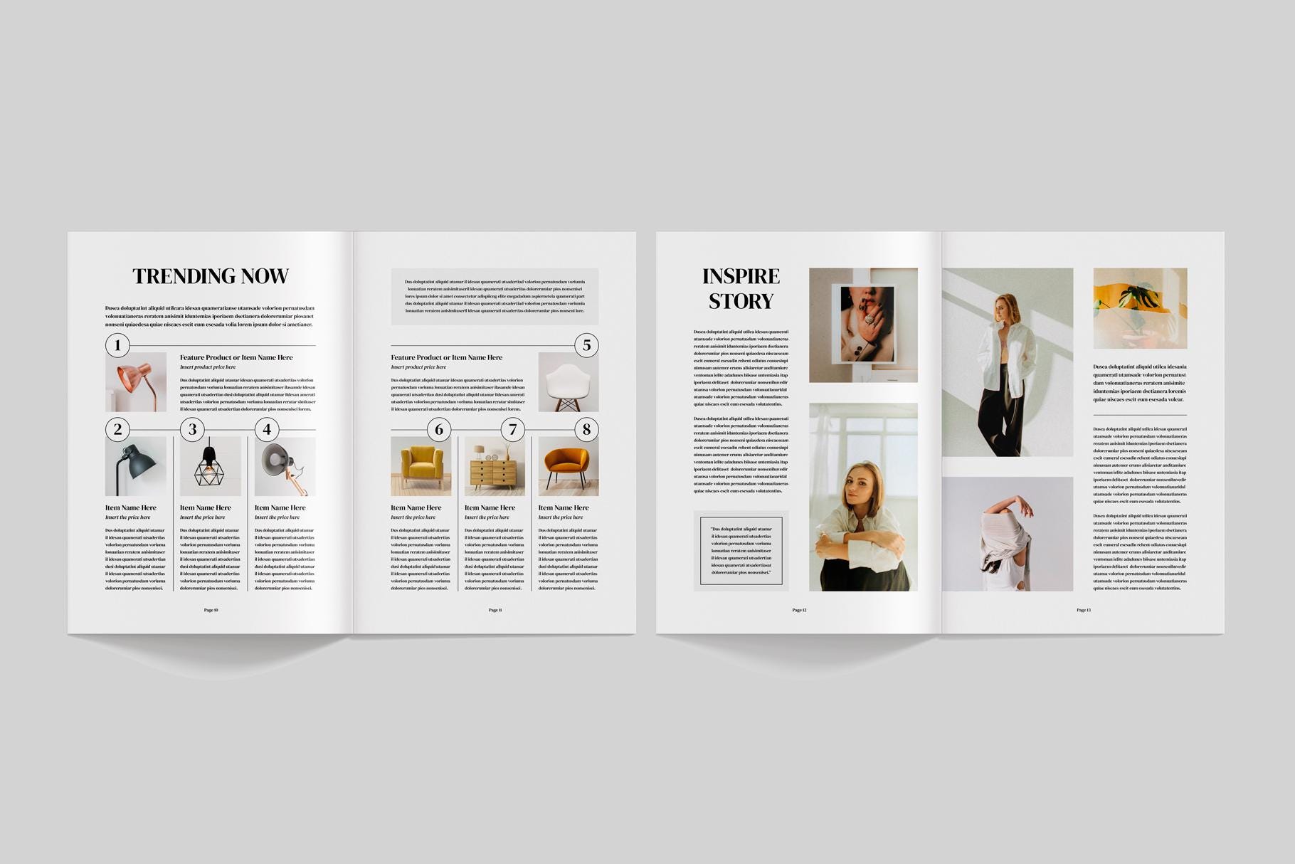 Magazine Template | Canva Template | Adobe Indesign | Book Editorial ...