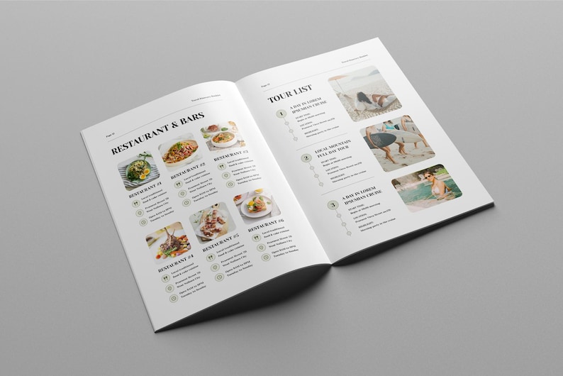 Travel Itinerary Plan Template | Microsoft Word | Adobe Indesign | Trip ...