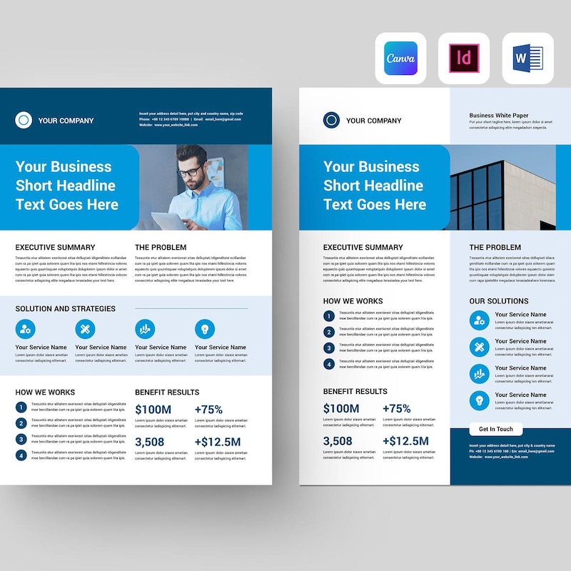 Case Study Template One Page - Etsy UK