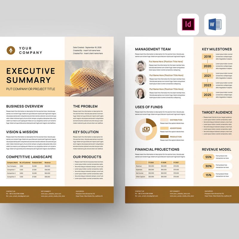 Event Summary Template - Etsy