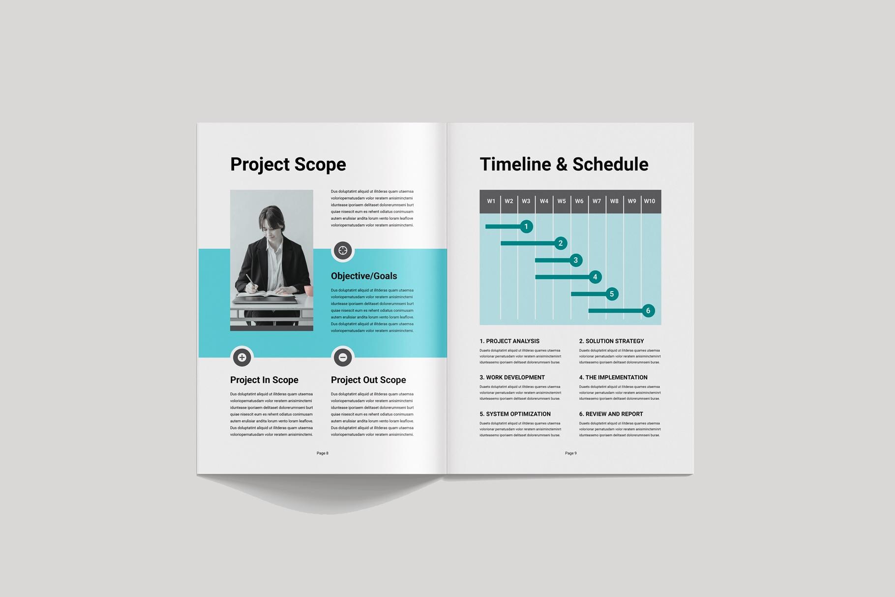 Creative Proposal Template | Microsoft Word | Adobe Indesign | Services ...