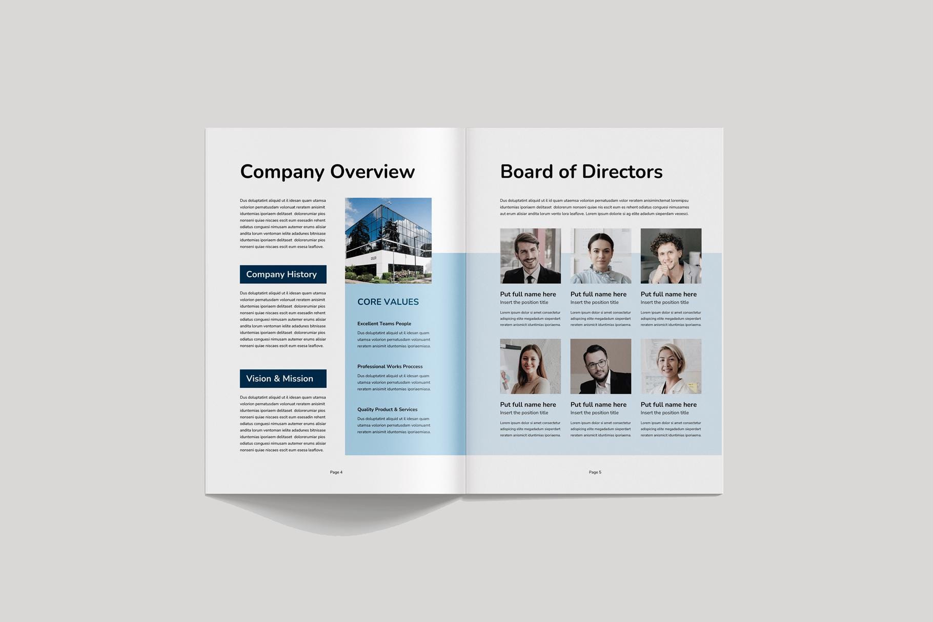 HR Employee Handbook Template | Microsoft Word | Adobe Indesign ...