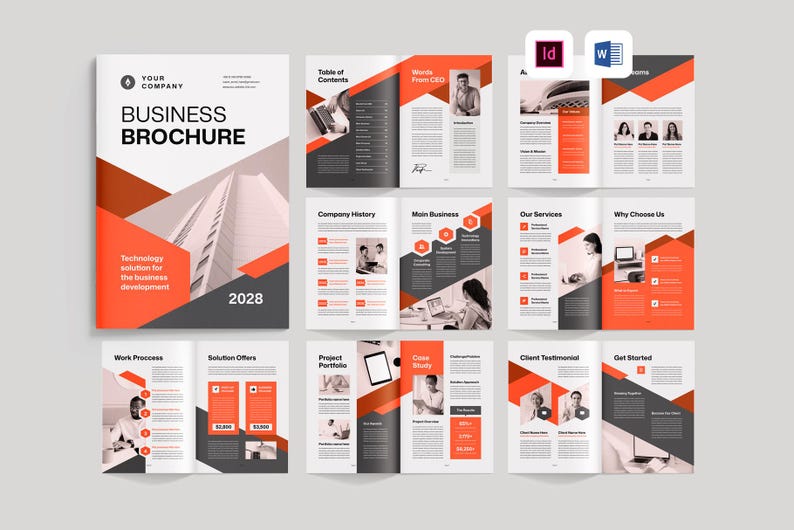 Creative Brochure Template | Microsoft Word | Adobe Indesign ...