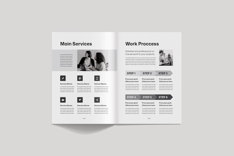 Project Proposal Template | Microsoft Word | Adobe Indesign | Minimal ...