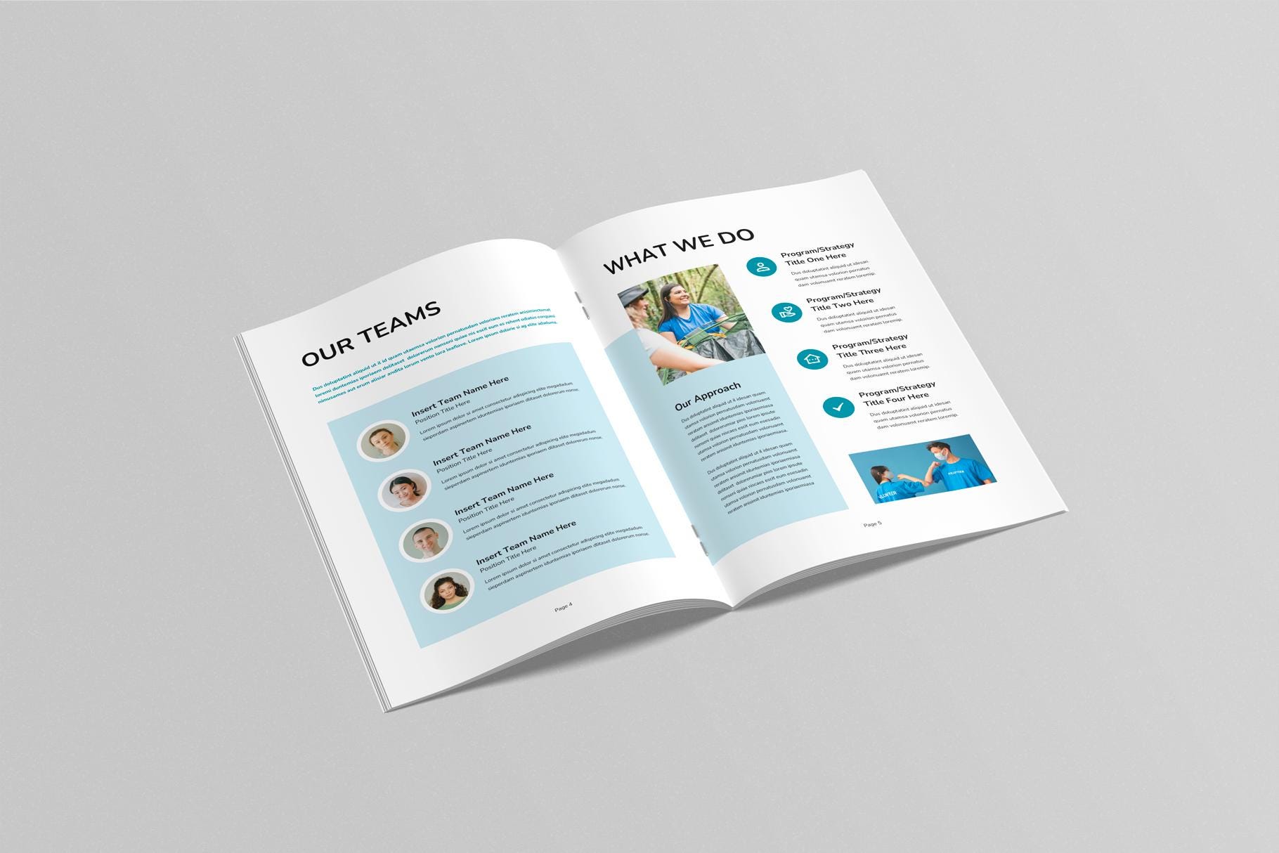 Nonprofit Overview Template | Non Profit Organization Brochure | NGO ...