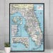 Florida Map Digital Download - Printable Map, Home Decor, Instant ...