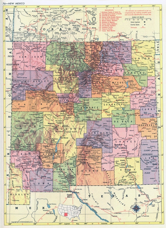 Online Map Of New Mexico