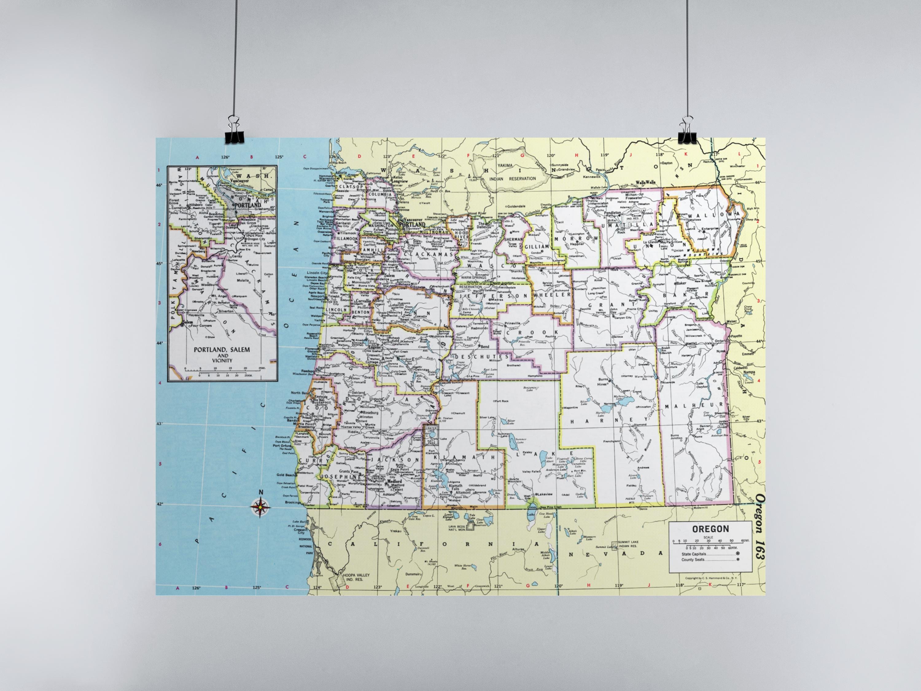 Printable Map Of Oregon 3,900+ Oregon Map Stock Photos, Pictures