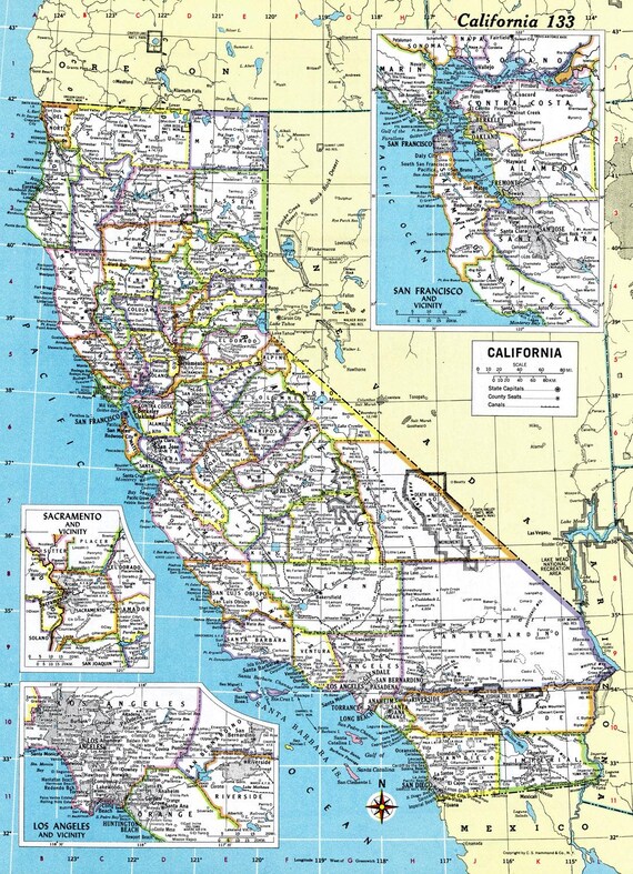 Printable California Map Mountain View California US Map – Maps In