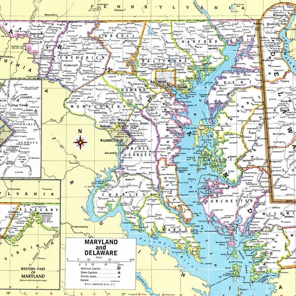 Maryland Wall Art - Etsy