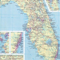 Florida Map Digital Download - Printable Map, Home Decor, Instant ...
