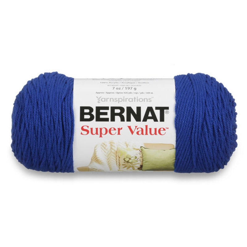 Royal Blue Acrylic Yarn - Etsy