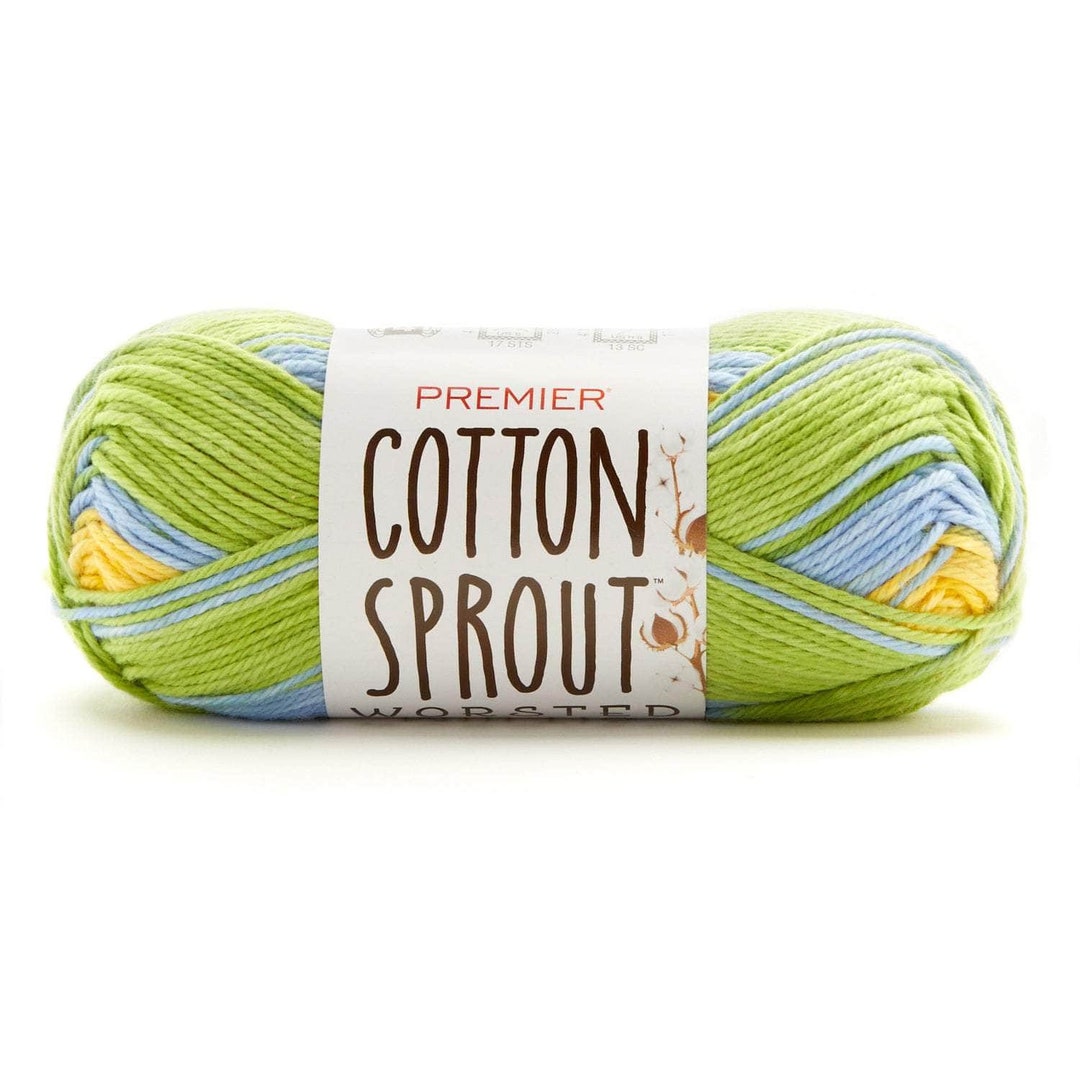Premier Cotton Sprouts 100% Cotton Knitting Crocheting Craft Yarn 153 ...