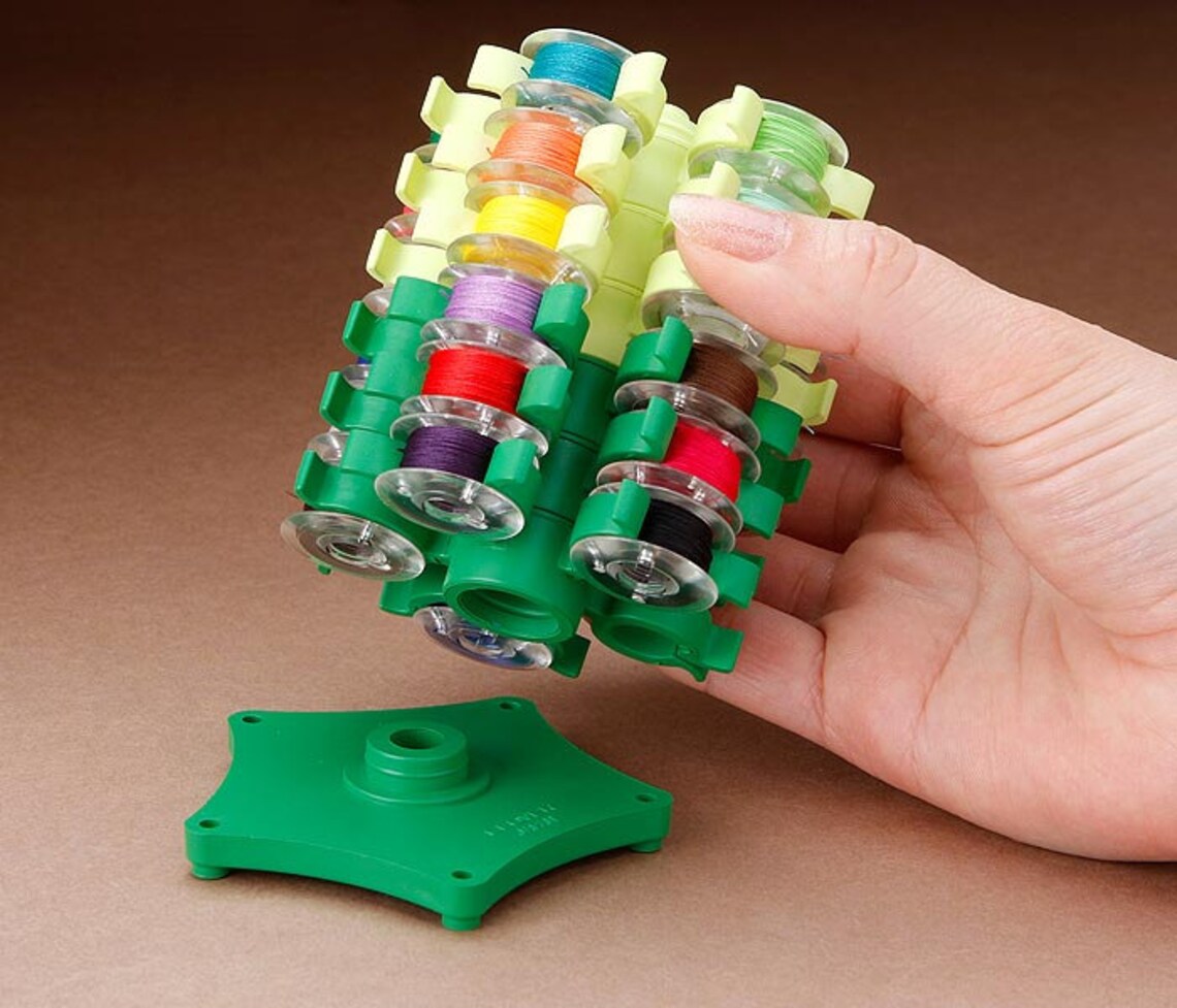 Clover Stack 'N Store Bobbin Tower With Nancy Zieman Part - Etsy