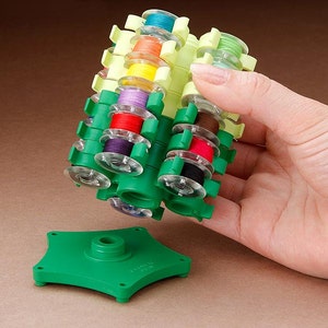 Clover Stack 'N Store Bobbin Tower With Nancy Zieman Part No. 9508 - Etsy