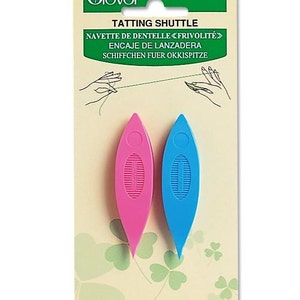 Clover Tatting Shuttles Two Pieces Random Colors Part No. 479 - Etsy