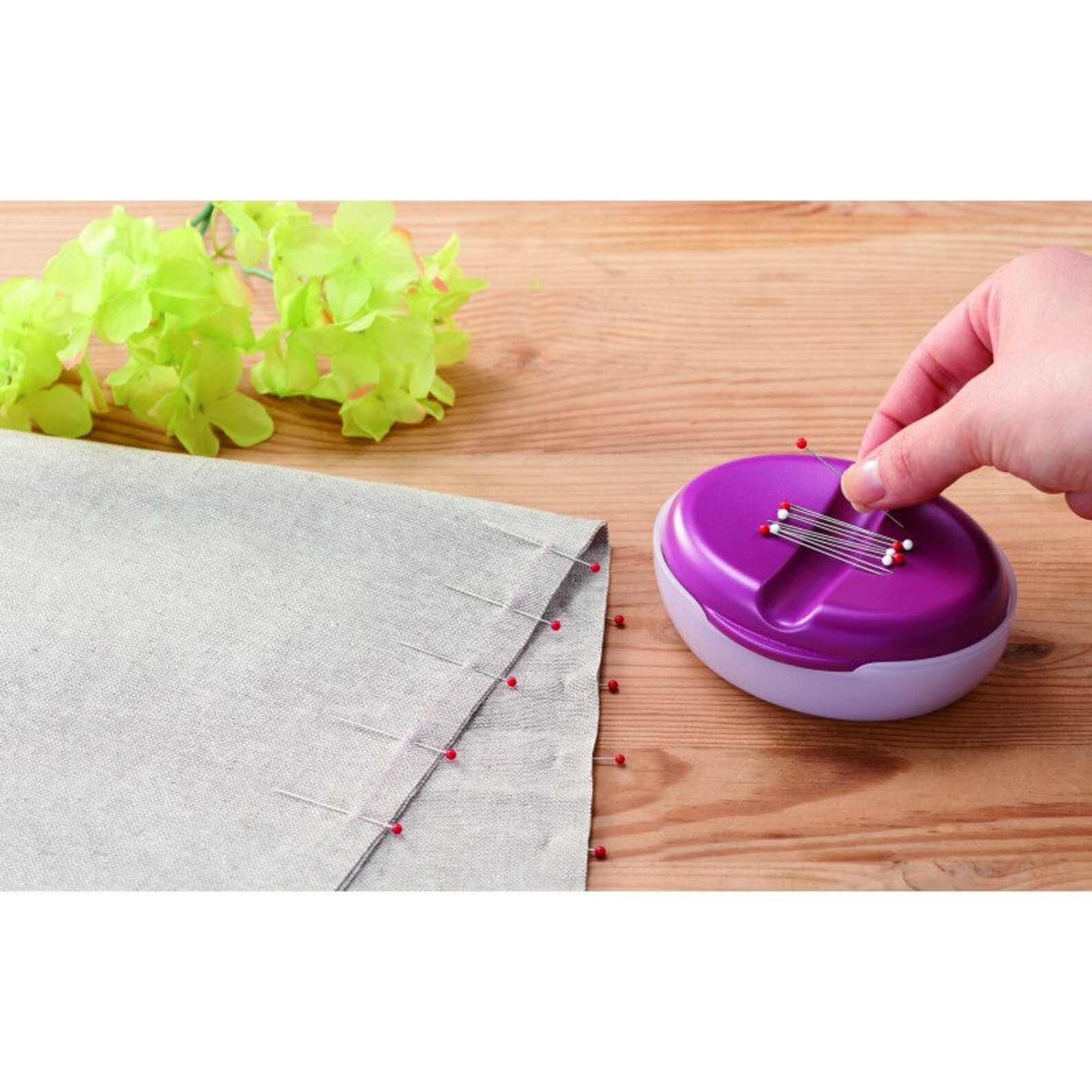 Clover Magnet Pin Caddy Pincushion Bordeaux Pink Part No. 4105 - Etsy