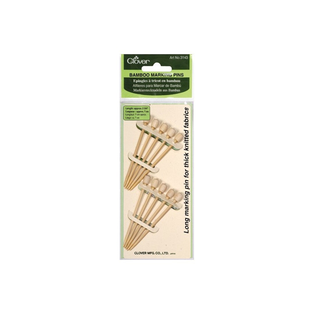 Clover Bamboo Knitting Crocheting Marking Pins Part No. 3143 - Etsy