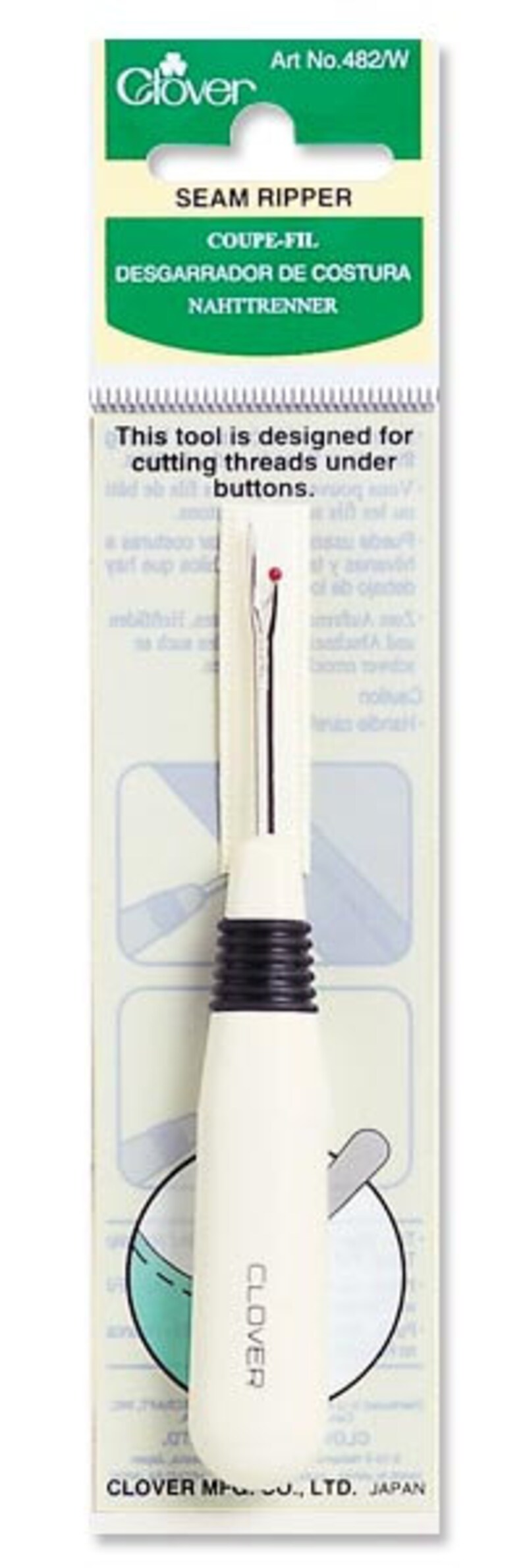 Clover Seam Ripper White Plastic Part No. 482/W - Etsy
