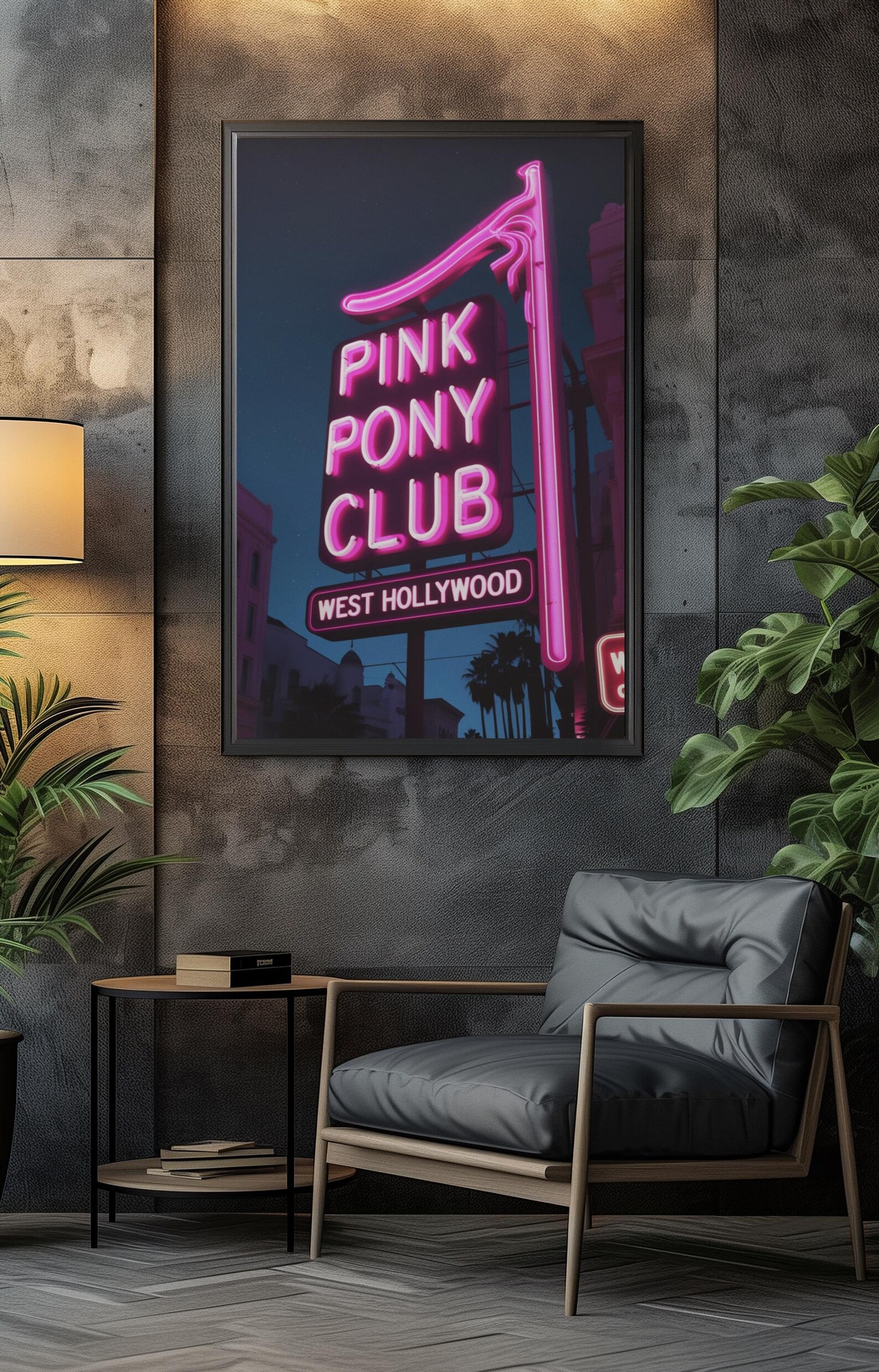 Pink Pony Club Wall Art | Unframed| Matte Vertical Wall Art | Vintage ...