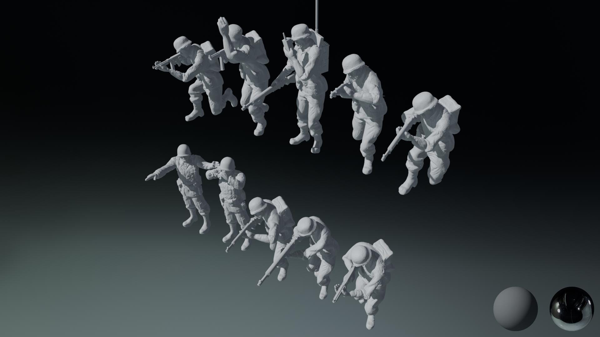 WW2 US Army Miniature Pack (10-15mm) - Etsy