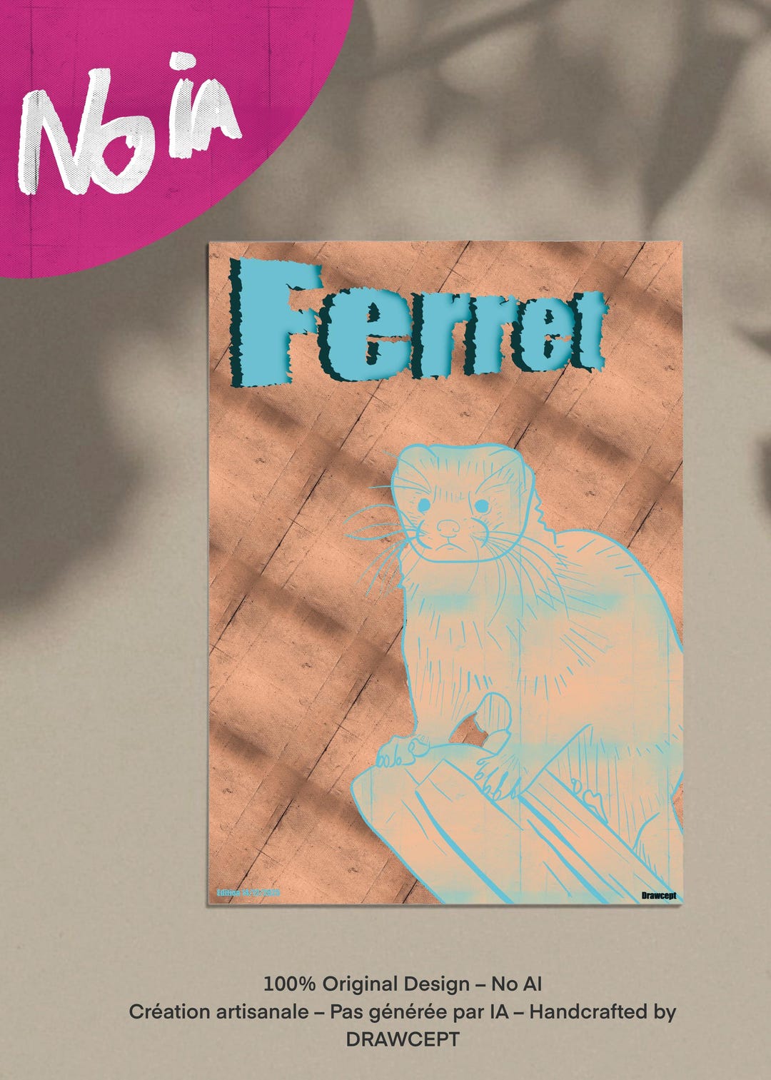 Ferret – Digital Poster – Instant Download, No Physical Item - Etsy