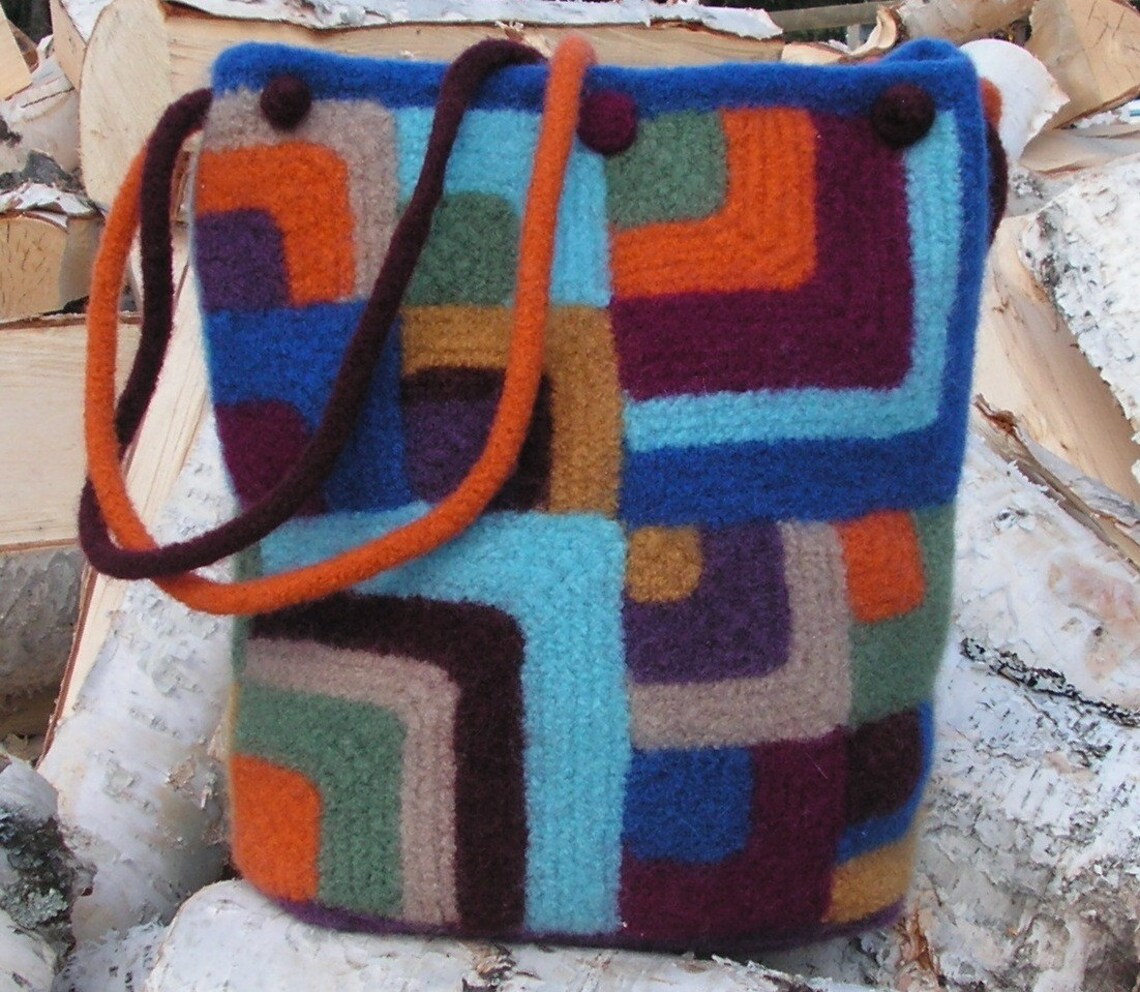 Mitered Square Quilt Tote Pattern - Etsy