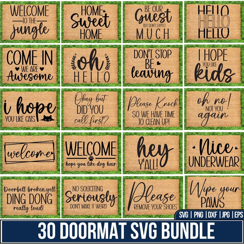 Floor Mat Quote - Etsy Hong Kong