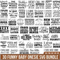 Baby Svg Bundle, Newborn Baby Svg, Baby Shirt Svg, Baby Quote, Baby ...