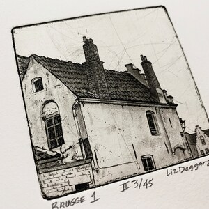 Brugge 1 | Intaglio Print - Etsy