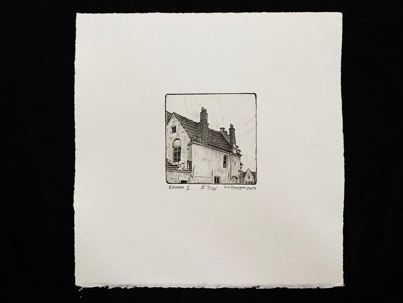 Brugge 1 | Intaglio Print - Etsy