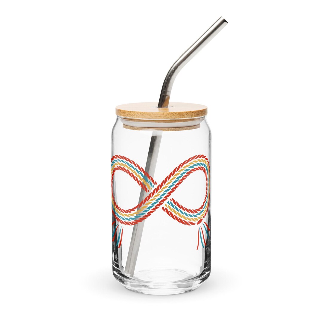 Métis Drinking Glass | Métis Sash Flag | Authentic Indigenous Design ...