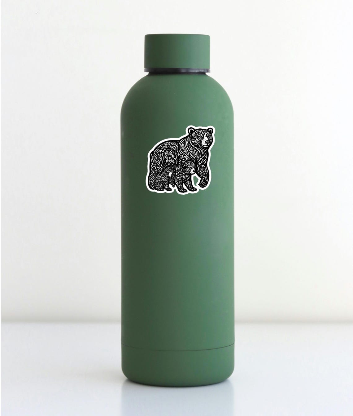 Indigenous Bear With Cubs Vinyl Sticker: Métis Art - Etsy