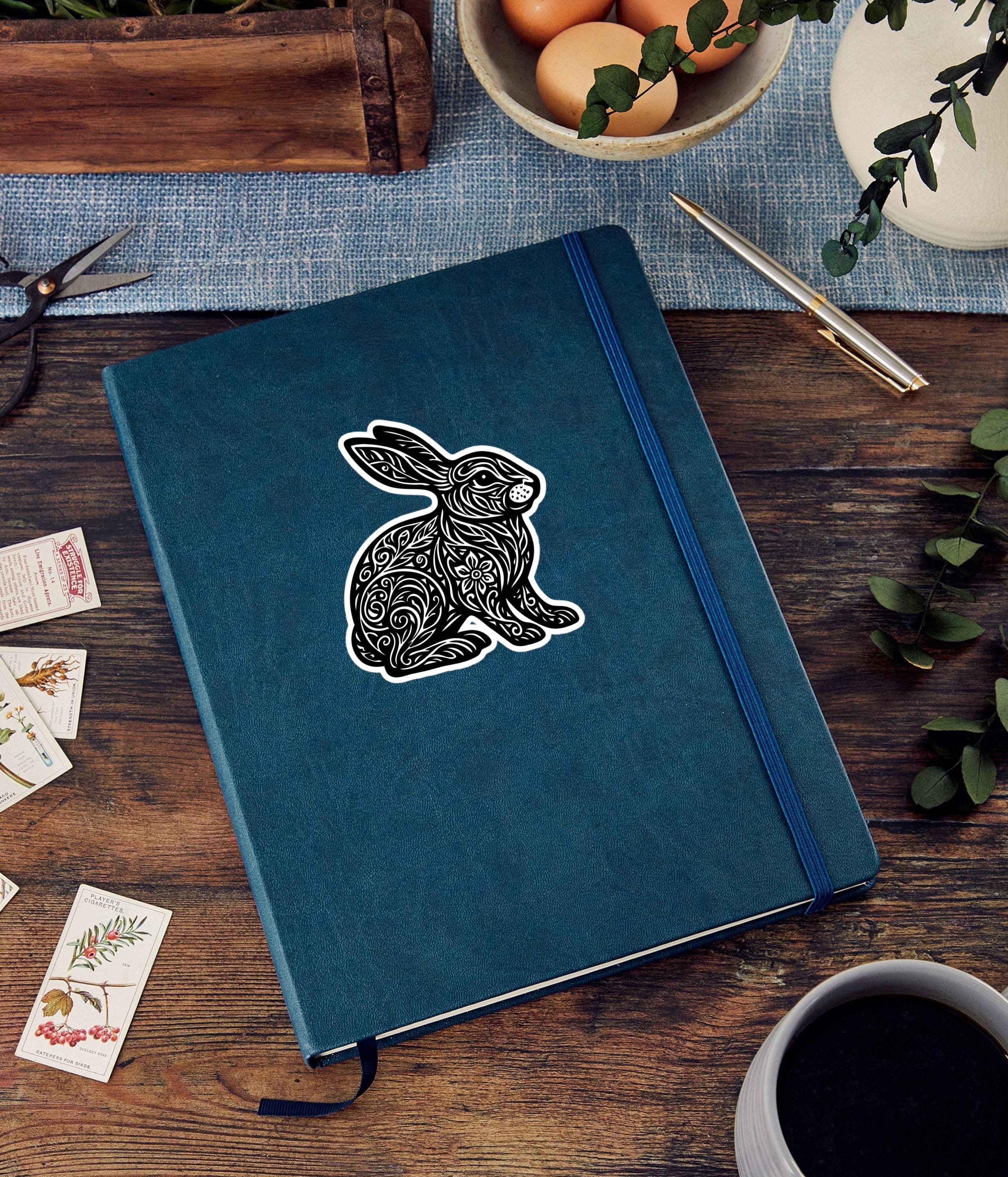 Indigenous Rabbit Vinyl Sticker | Métis Art | Water Bottle and Journal ...