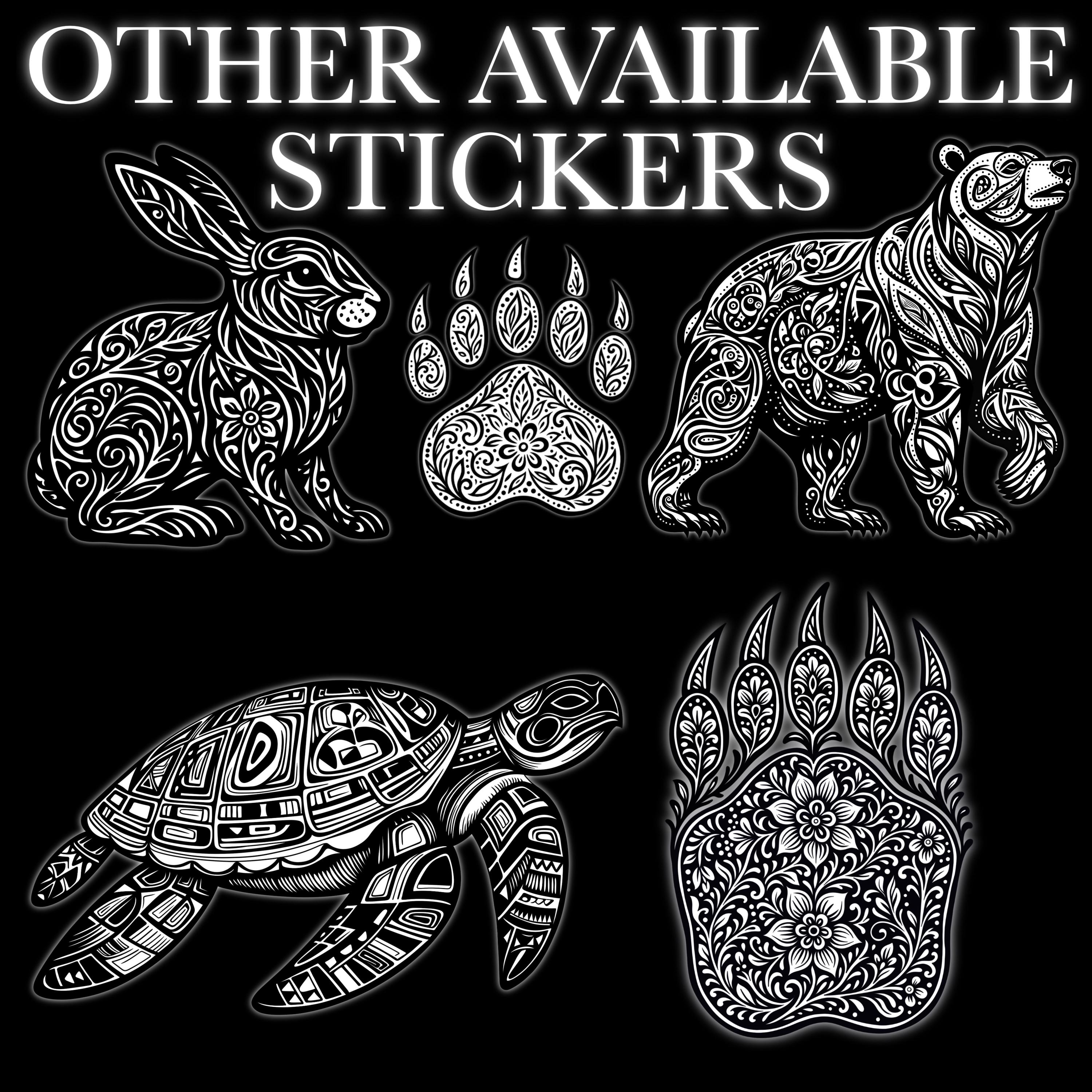 Indigenous Moose Vinyl Sticker | Métis Art | Water Bottle and Journal ...