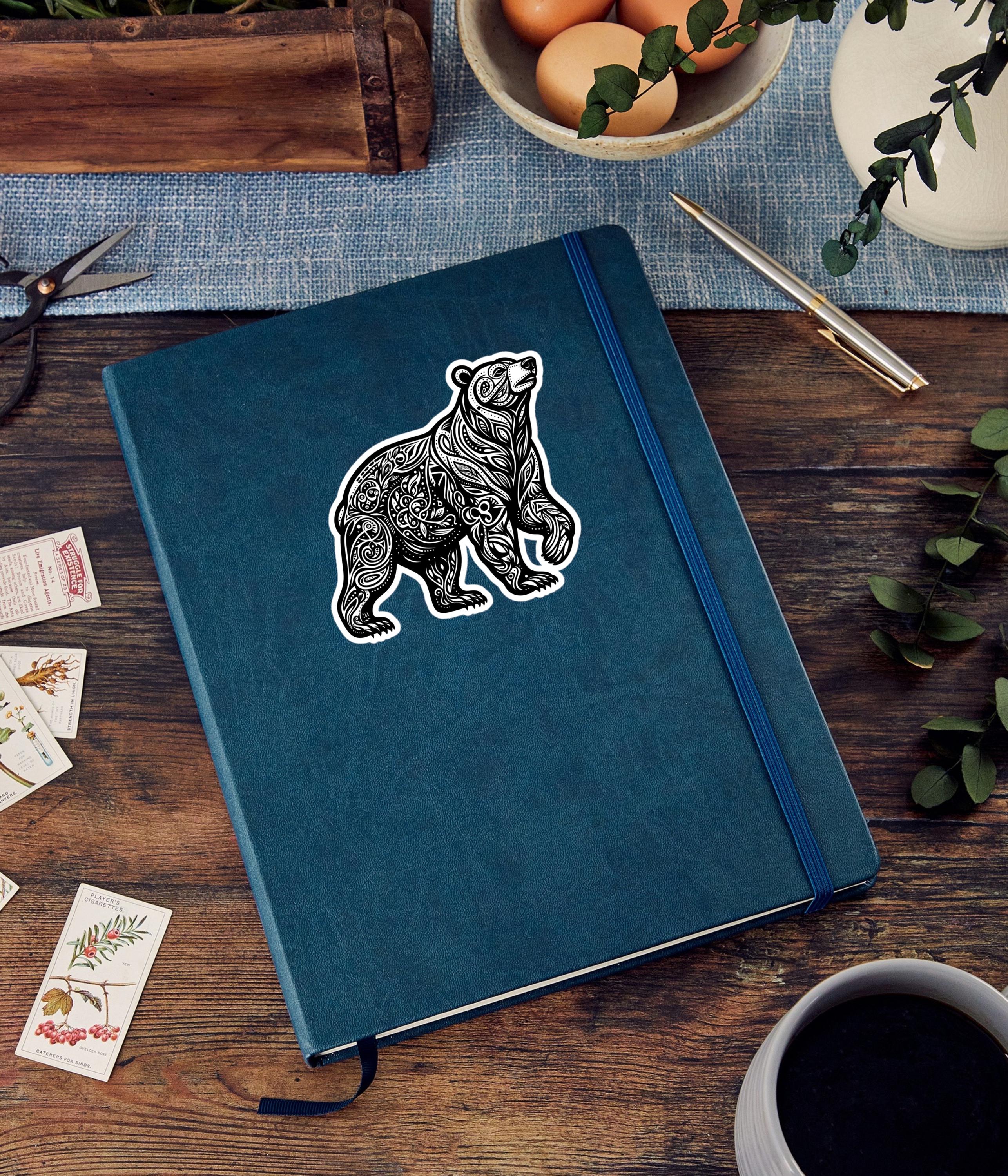 Métis Bear Vinyl Sticker | Indigenous Bear Illustration | Stickers for ...